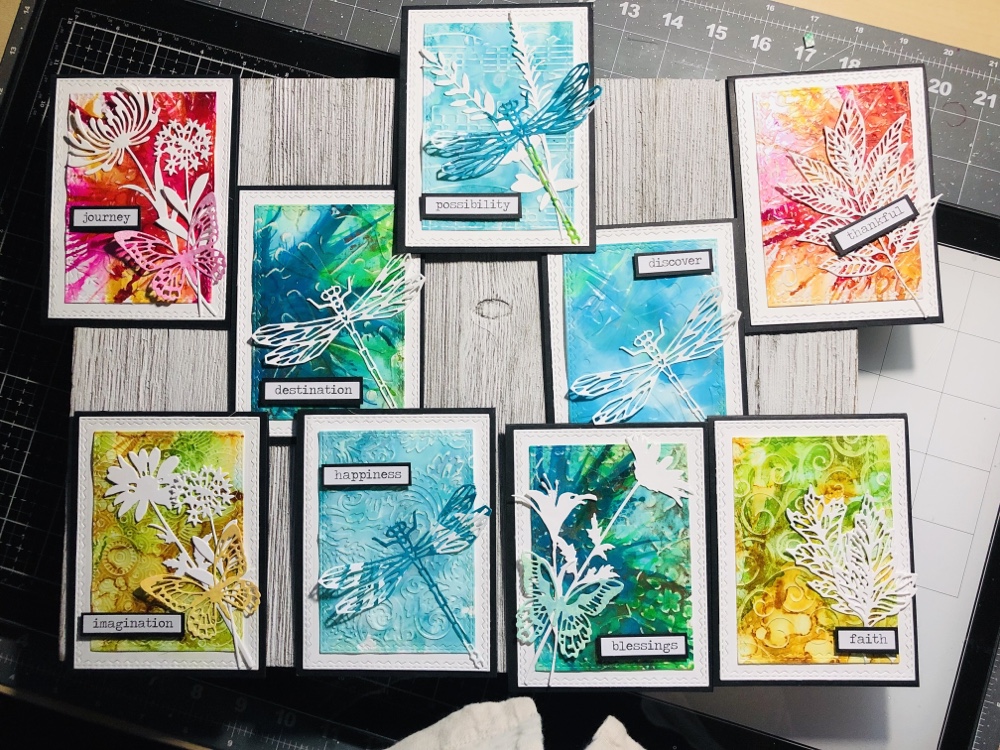 Cards Using Alcohol Inks | simplycraftydesigns