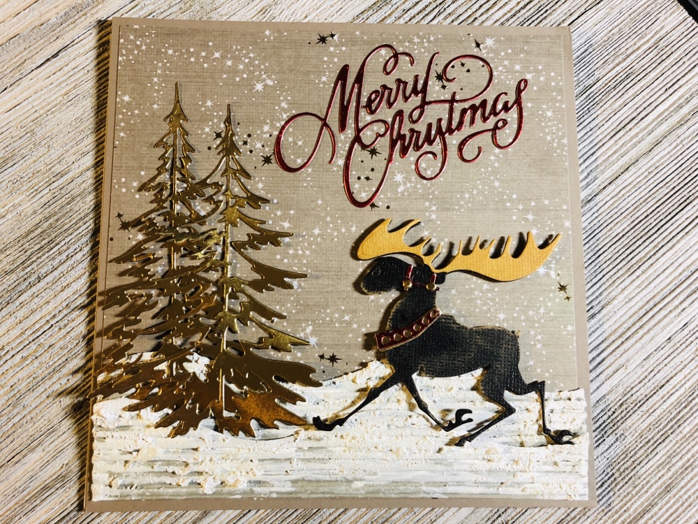 Merry Christmas Moose 2018 Card | simplycraftydesigns