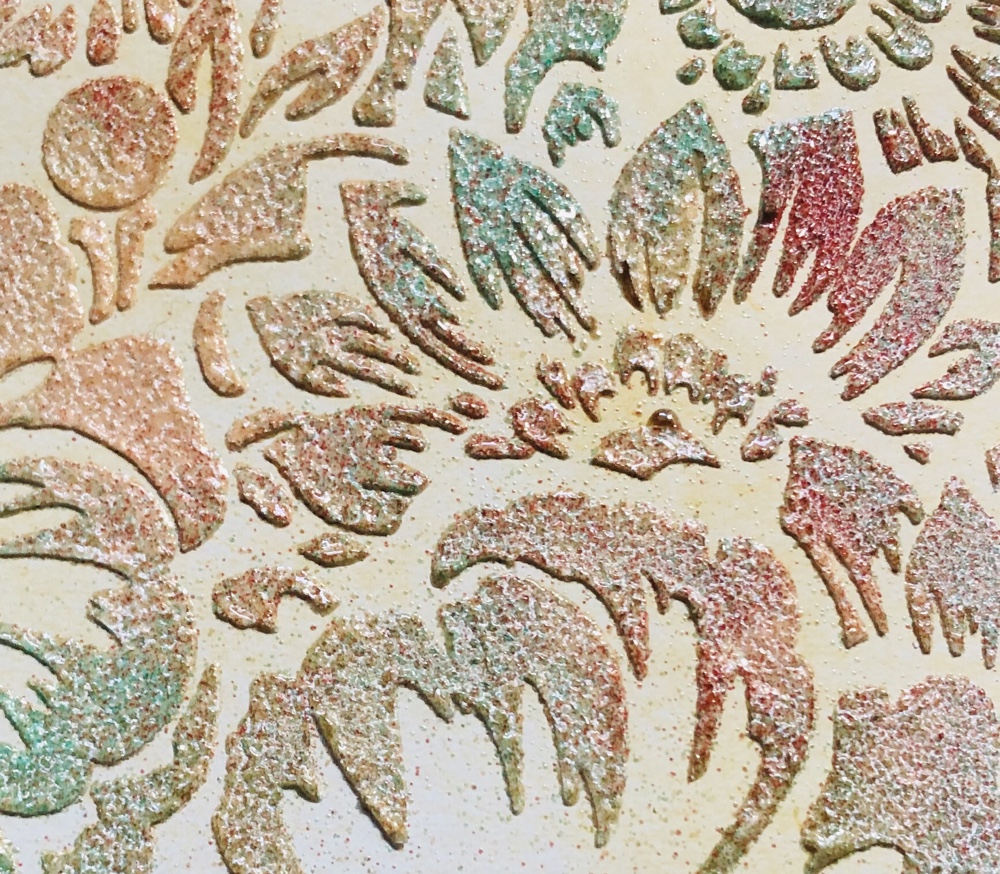 Embossing with Tim Holtz Distress Embossing Glaze | simplycraftydesigns
