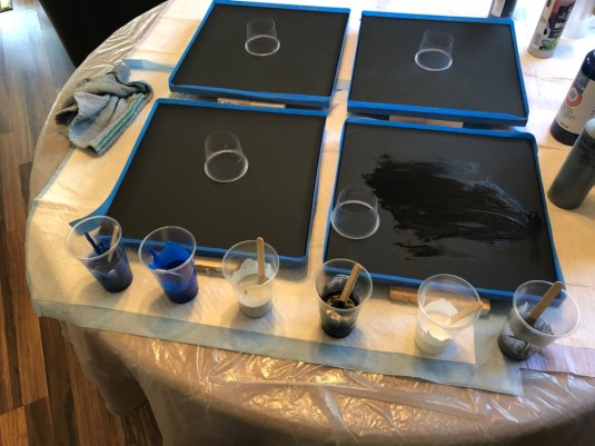 Open Cup Pour with Acrylic Paints | simplycraftydesigns