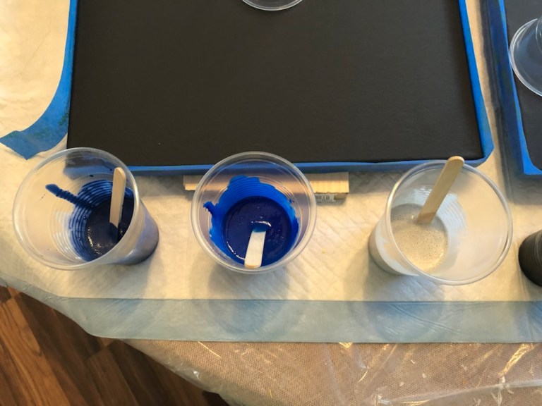 Open Cup Pour with Acrylic Paints | simplycraftydesigns