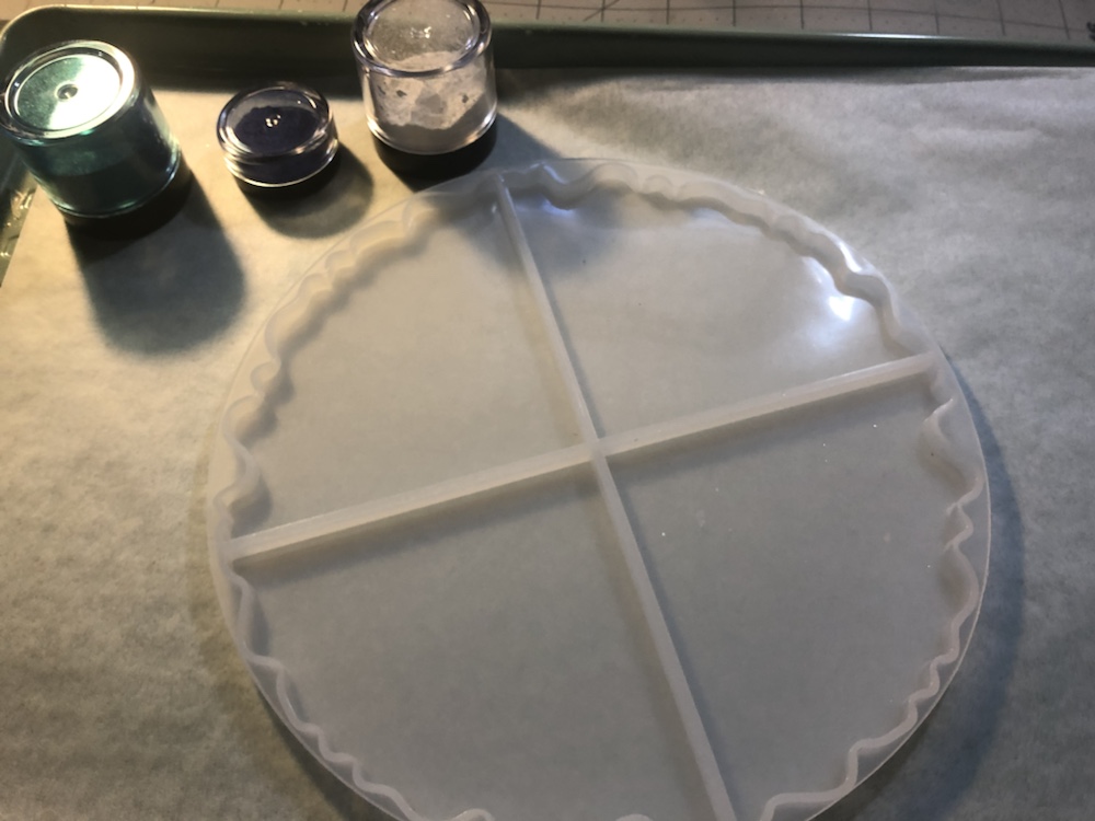 Resin Coasters (Ocean Waves) | simplycraftydesigns