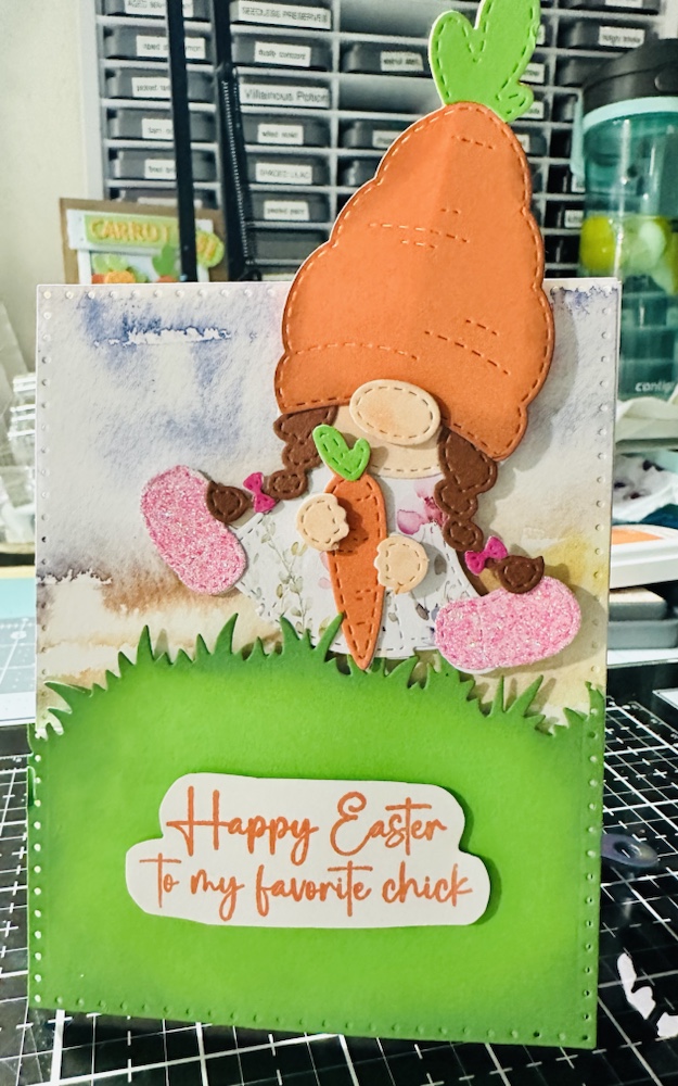 Happy Easter Card ( using Jaded Blossom Gnome dies) | simplycraftydesigns