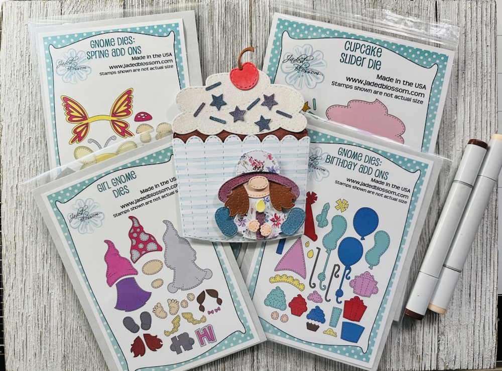 Happy Birthday Cupcake Slider Card | simplycraftydesigns